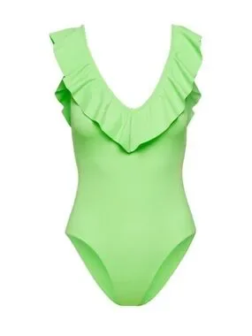 Wilfred | Tops | Wilfred Danette Bodysuit Ruffled One Piece Swim Suit ...